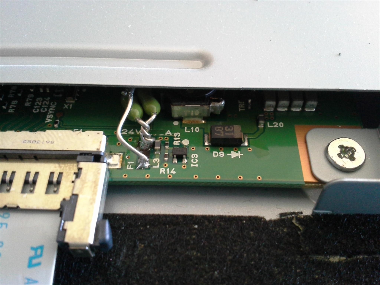 Panasonic TC-32LZ800 repair kit for TV failing to start and/or starting ...