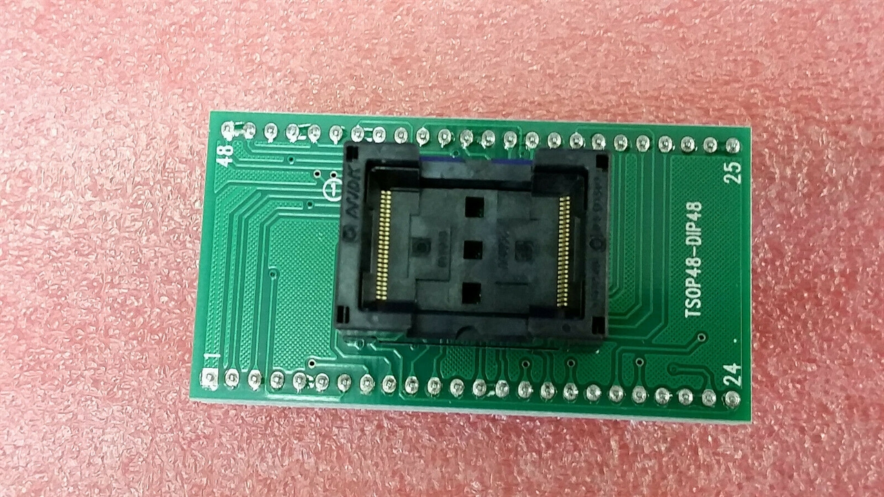 TSOP48 TO DIP48 SOCKET ADAPTER XB247 ZY248A FOR XELTEK,TNM5000 EEPROM ...
