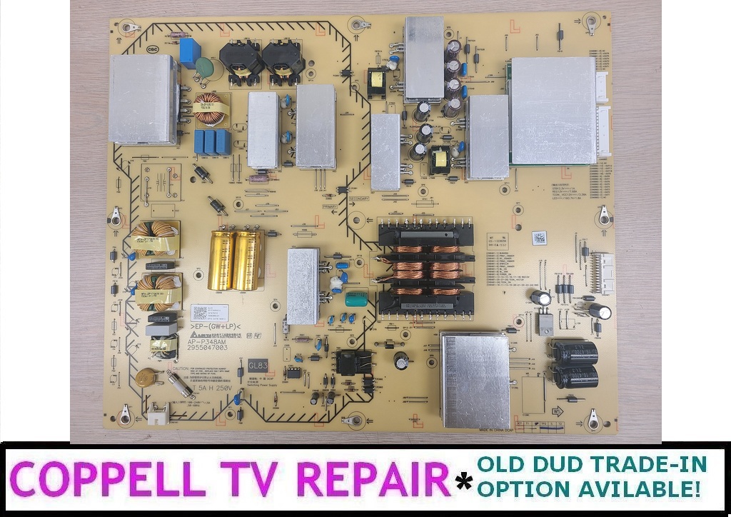 SONY XBR-75X850G power board AP-P348AM / 2955047003 - Coppell TV Repair LLC